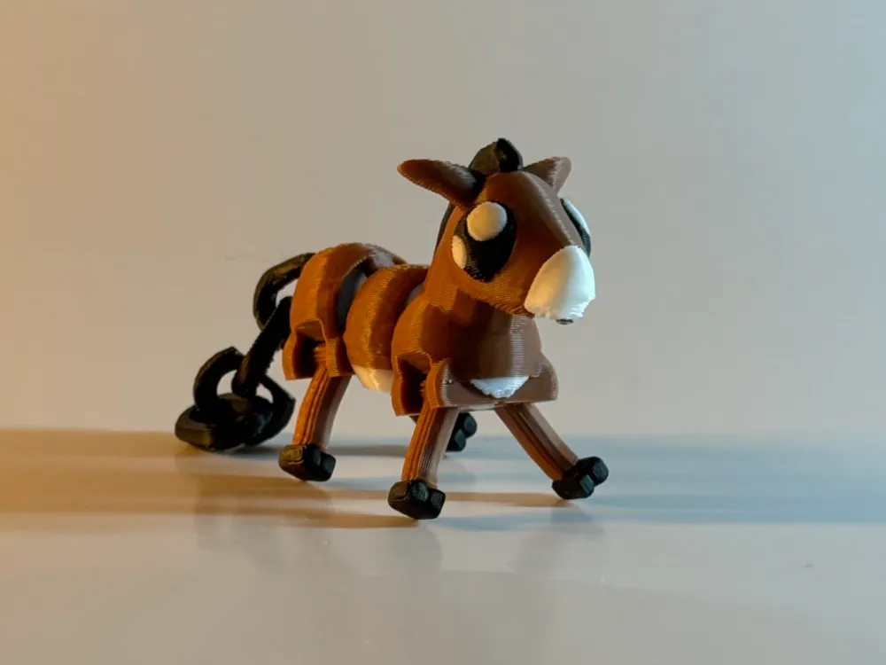 Articulated Cute Donkey by Waffly3D - MakerWorld