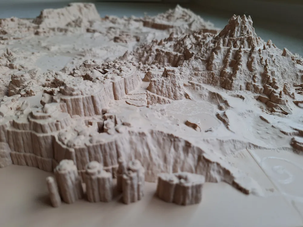 Zelda Breath of the Wild Large Terrain Map by RedTwoD2 MakerWorld ...