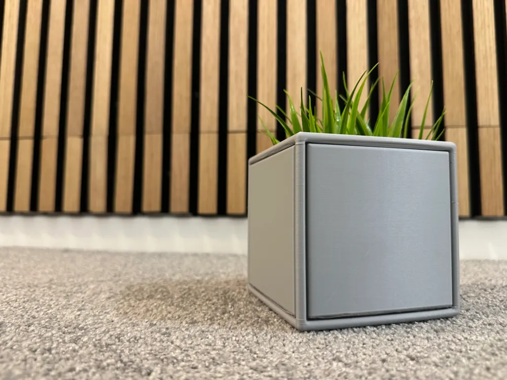Cube Plant Pot by Firma V.Russu 3D - MakerWorld