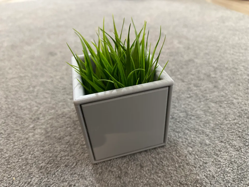Cube Plant Pot by Firma V.Russu 3D - MakerWorld
