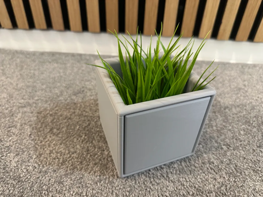 Cube Plant Pot by Firma V.Russu 3D - MakerWorld