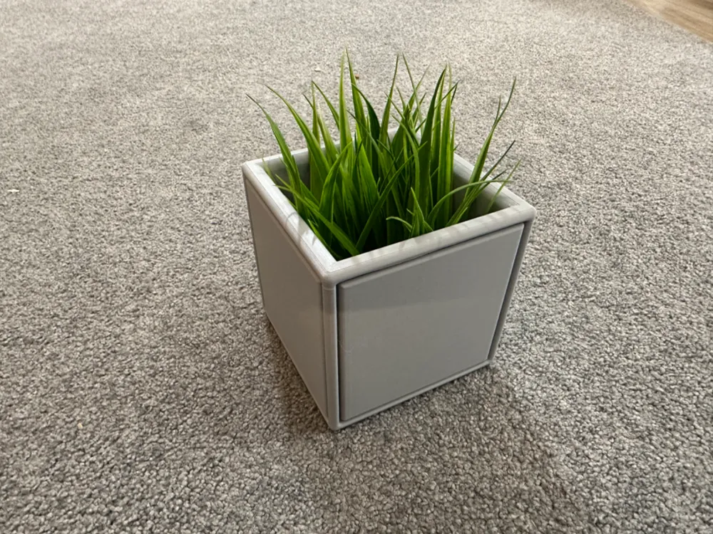 Cube Plant Pot by Firma V.Russu 3D - MakerWorld