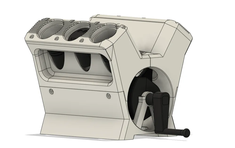 V6 Engine - V6 Motor by Gourmey MakerWorld: Download Free 3D Models