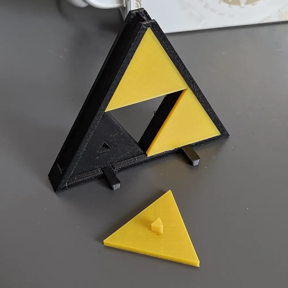 Zelda Triforce Joycon Stand (no AMS needed) - Free 3D Print Model ...