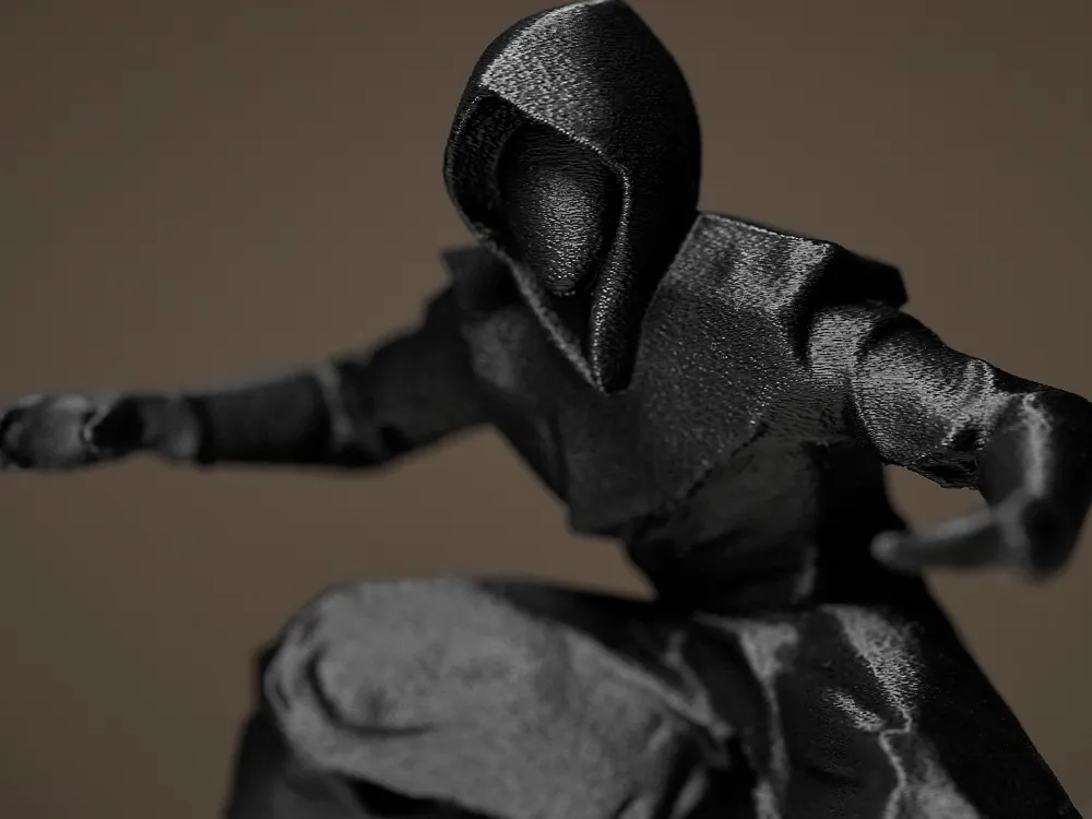 Shadow Ninja Warrior Figurine - Free 3D Print Model - MakerWorld