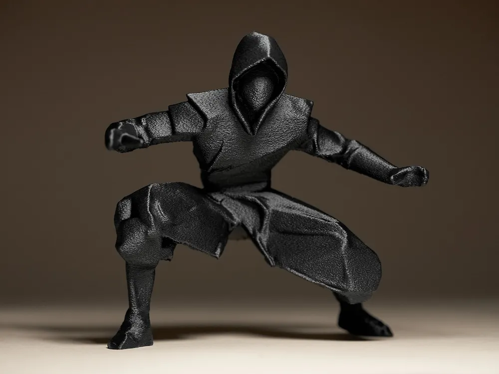 Shadow Ninja Warrior Figurine - Free 3D Print Model - MakerWorld