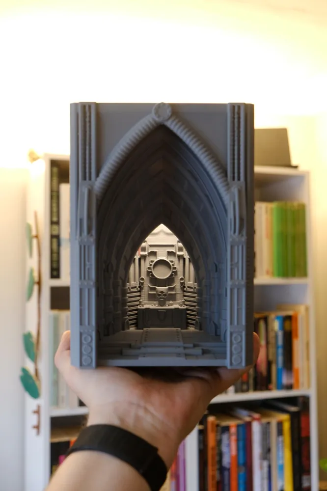 Book Nook Lamp. Gothic Cathedral 40k Style by Abstractia Design ...