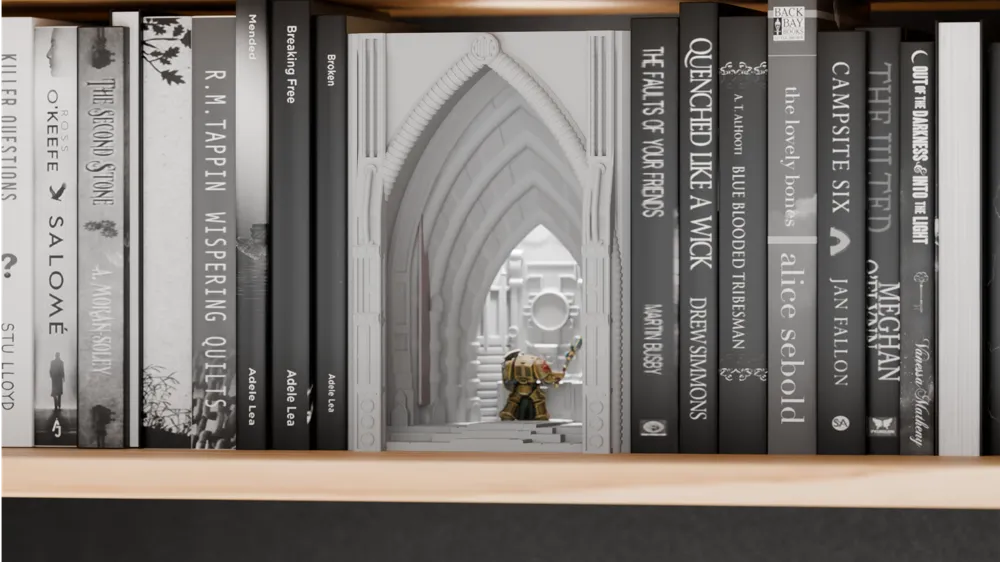 Book Nook Lamp. Gothic Cathedral 40k Style by Abstractia Design ...