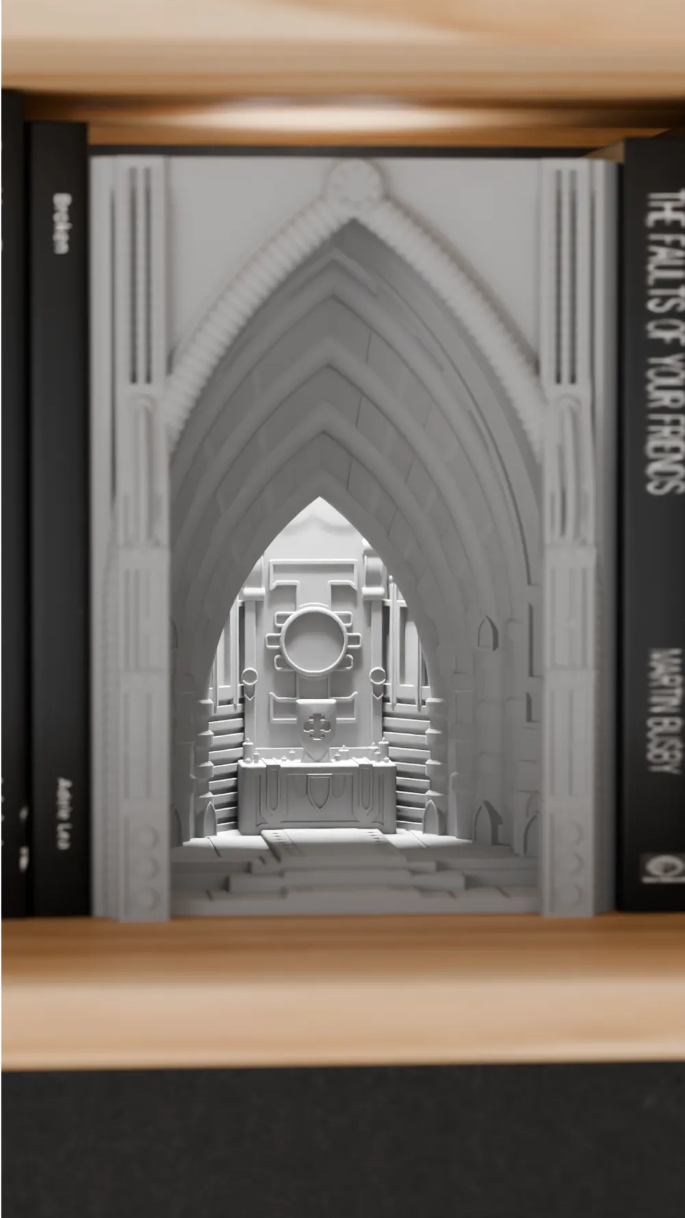 Book Nook Lamp. Gothic Cathedral 40k Style by Abstractia Design ...