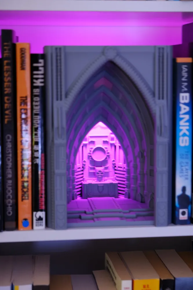 Book Nook Lamp. Gothic Cathedral 40k Style by Abstractia Design ...