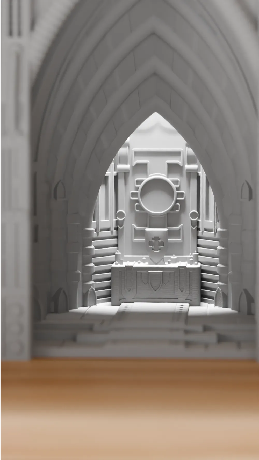 Book Nook Lamp. Gothic Cathedral 40k Style by Abstractia Design ...