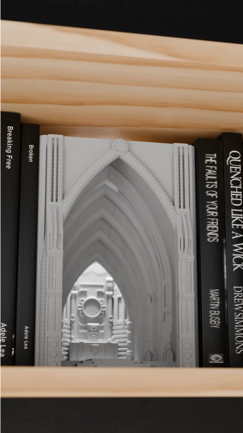 Book Nook Lamp. Gothic Cathedral 40k Style by Abstractia Design ...