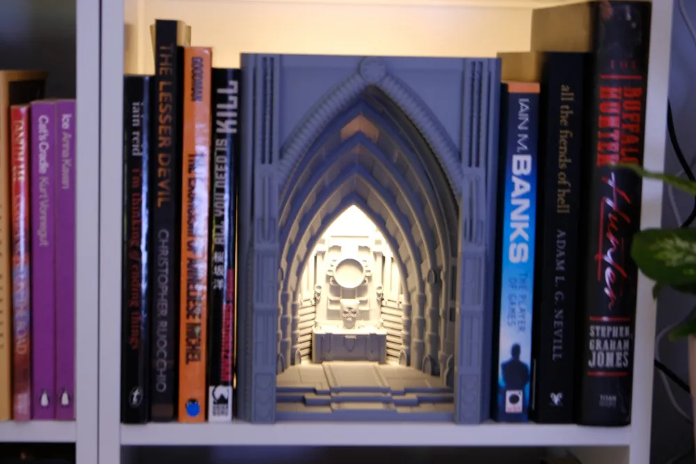 Book Nook Lamp. Gothic Cathedral 40k Style by Abstractia Design ...