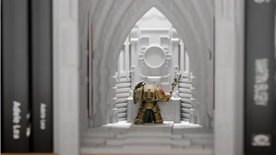 Book Nook Lamp. Gothic Cathedral 40k Style by Abstractia Design ...
