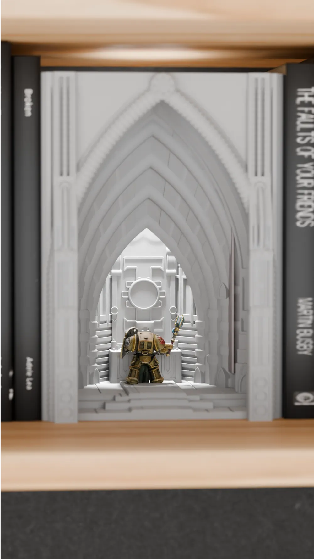 Book Nook Lamp. Gothic Cathedral 40k Style by Abstractia Design ...