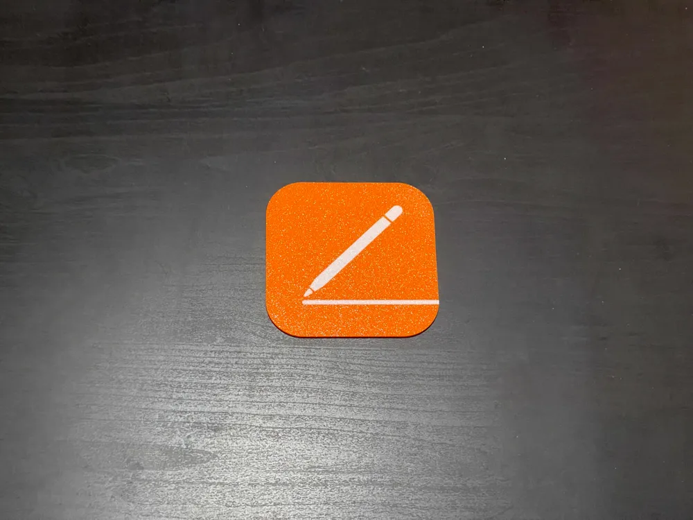 Pages App Icon for iPhone Coaster by MalcTheOracle - MakerWorld
