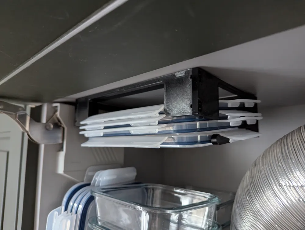 IKEA tupperware lid holder by Félix MakerWorld: Download Free 3D Models