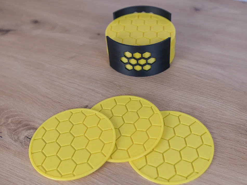 Coaster Honeycomb by Iknocks - MakerWorld