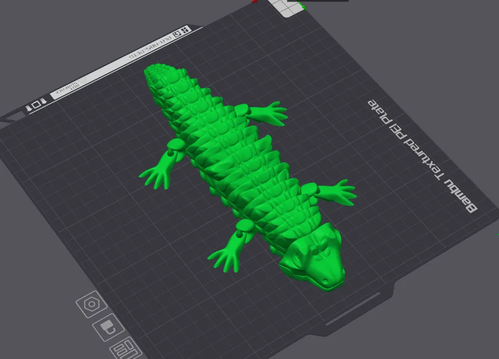 Flexible Gator fidget (Print In Place) - Free 3D Print Model - MakerWorld
