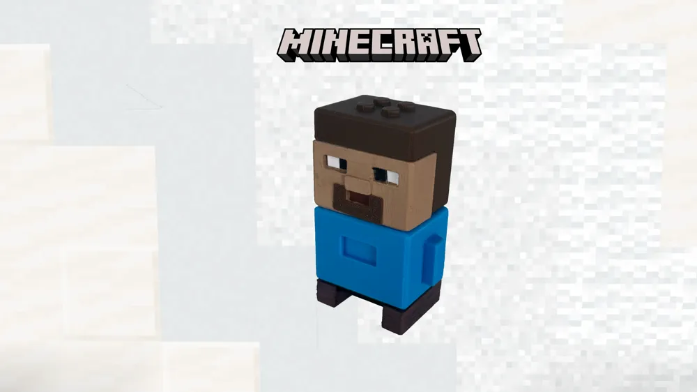 Steve "LEGO-SuperMario-Style" Figure by CuptreeMakerWorld: Download ...