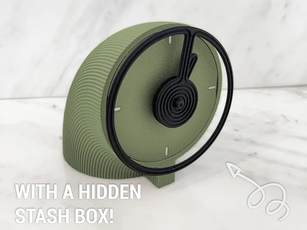 Stash Box Clock by dot.STL MakerWorld: Download Free 3D Models