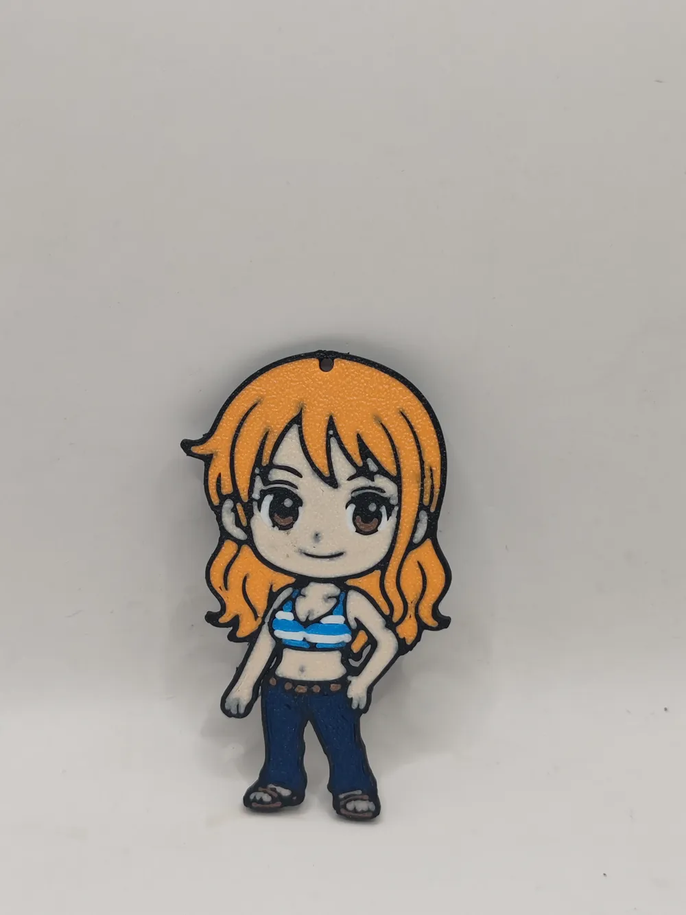 Nami One Piece chibi Keychain - Free 3D Print Model - MakerWorld