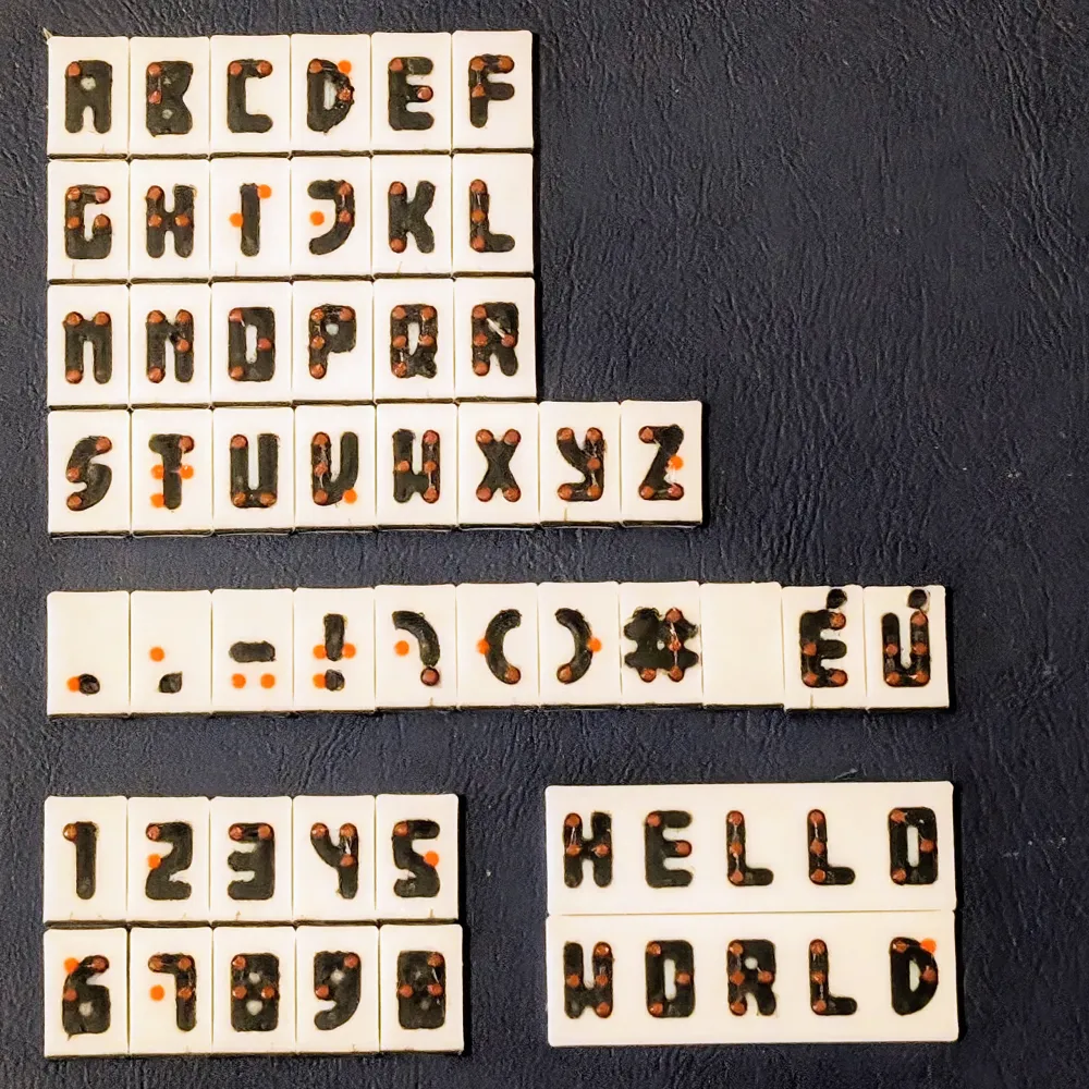 Braille typographic project by andrea1211 - MakerWorld
