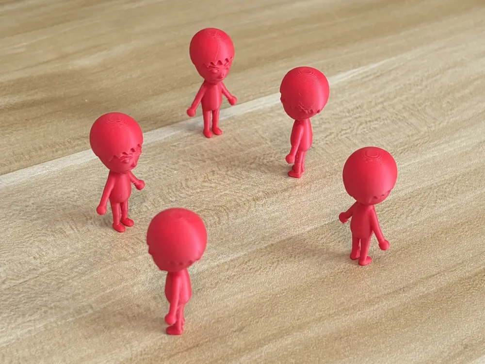 Lil' Mii Verse figures - Free 3D Print Model - MakerWorld