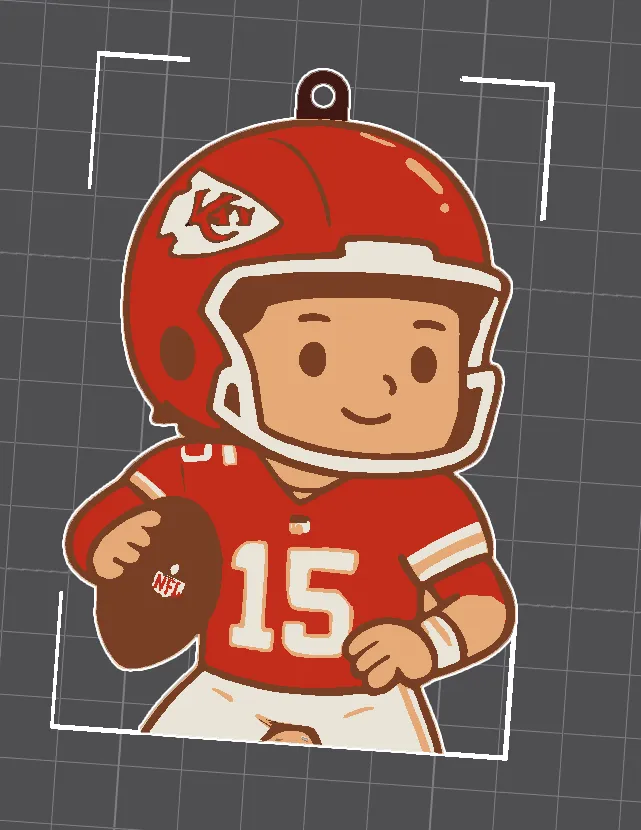 Patrick Mahomes NFL Player - Free 3D Print Model - MakerWorld