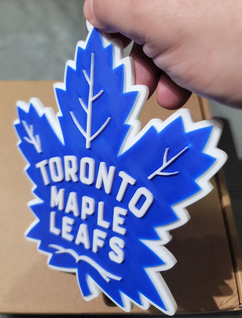 TORONTO MAPLE LEAFS 3D Logo 180 mm series by mercadogarzas - MakerWorld