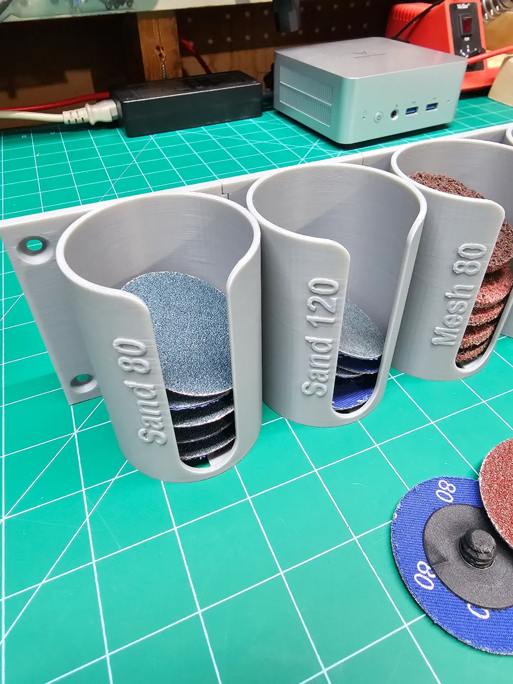 2in Quick Change Sanding Disc Modular Storage by Outrun - MakerWorld