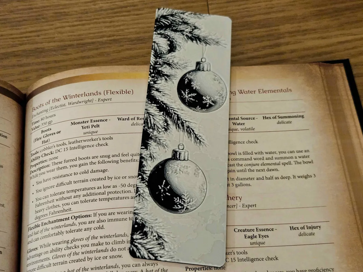 Christmas Ornaments Bookmark by Yandalf MakerWorld: Download Free 3D Models