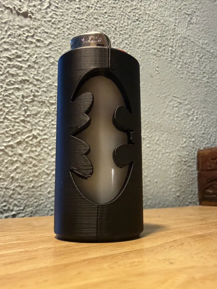 Batman Bic Lighter Sleeve - Free 3D Print Model - MakerWorld