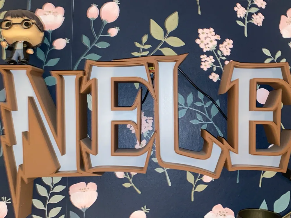 NELE Nameplate LED Harry Potter by Benni MakerWorld: Download Free 3D ...