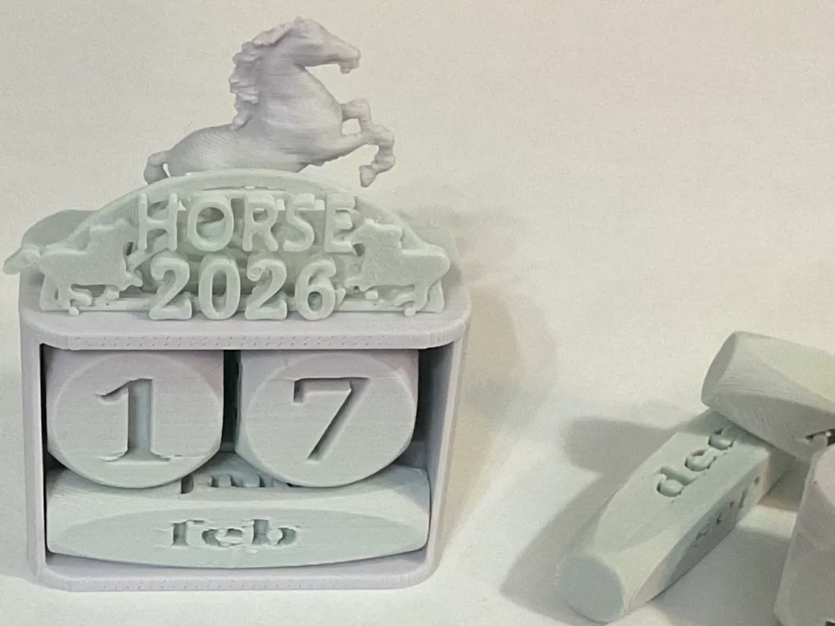 Calendario Anno del Cavallo - Display da Scrivania Zodiacale - Modello ...
