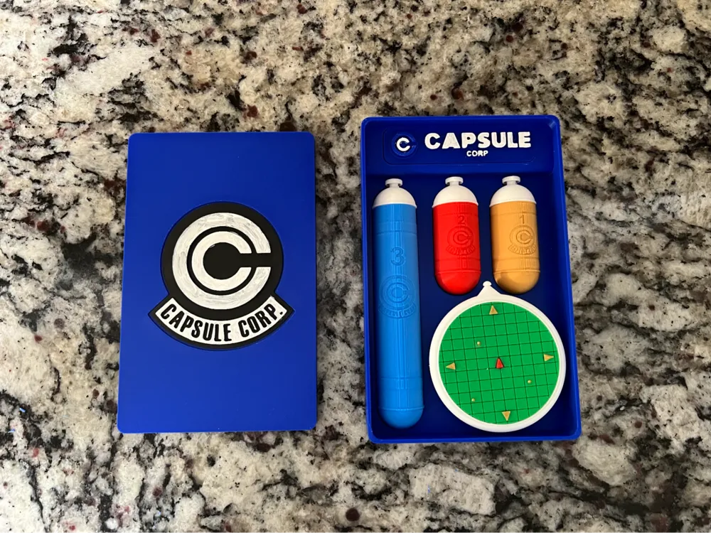 Capsule Corp Box Kit | Grinder & Stash Remixed by Dano - MakerWorld