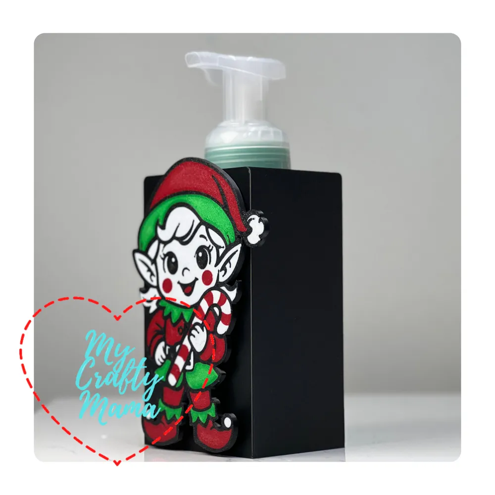 Elf Girl Clip On Soap Cover - Pencil Cup - Free 3D Print Model - MakerWorld