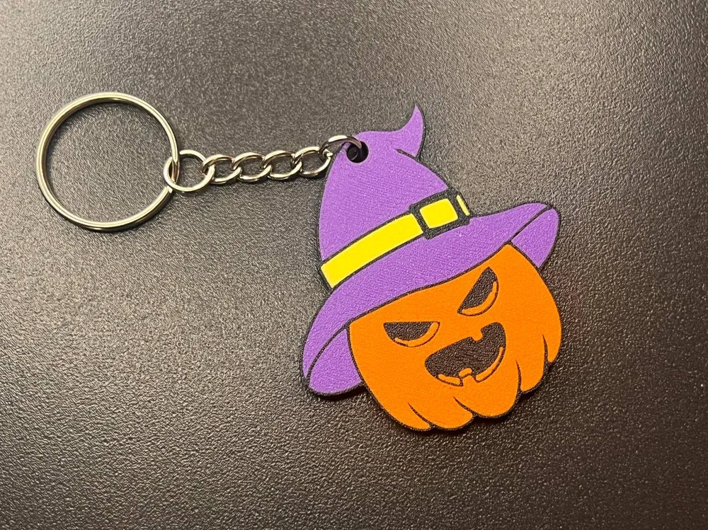 Cute halloween keychains - Free 3D Print Model - MakerWorld