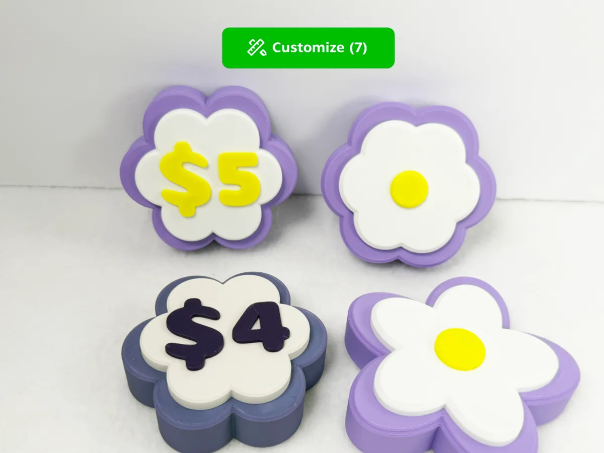 Customizable Tabletop Daisies - Free 3D Print Model - MakerWorld