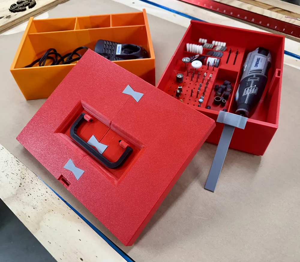 ROTARY TOOL STORAGE BOX - Free 3D Print Model - MakerWorld