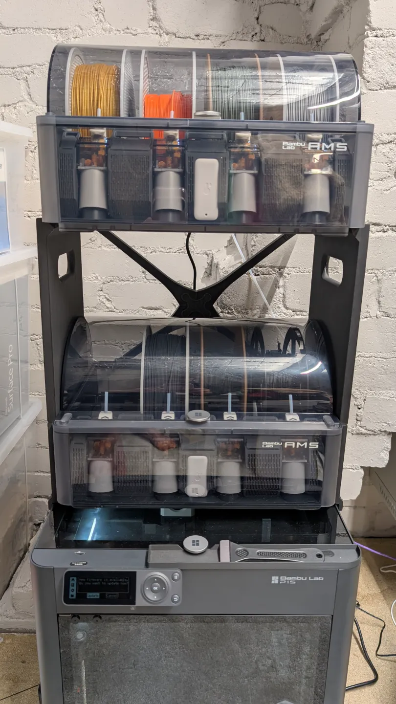 X-Brace for Stackable AMS Shelf Remixed by Adamation - MakerWorld