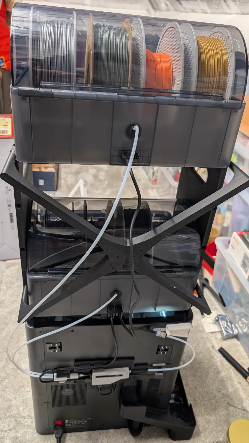 X-Brace for Stackable AMS Shelf Remixed by Adamation - MakerWorld