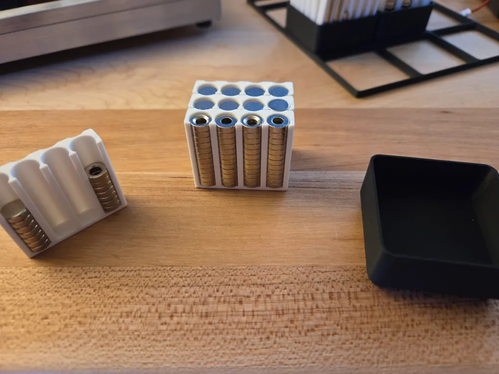 Gridfinity Magnet Holders Remixed by mkstowe MakerWorld: Download Free 3D Models