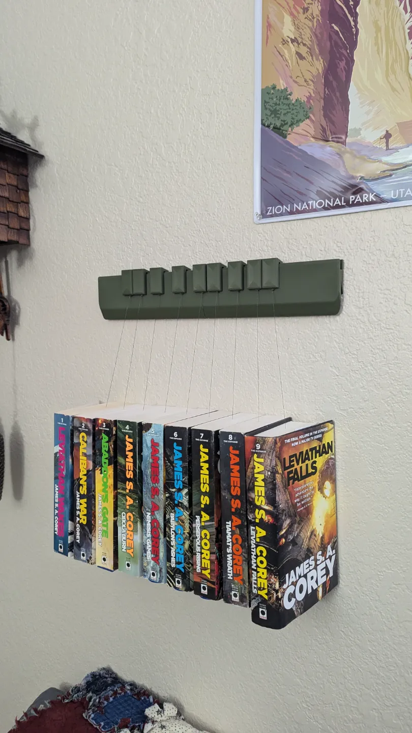 Floating Book"Shelf" by AJ - MakerWorld