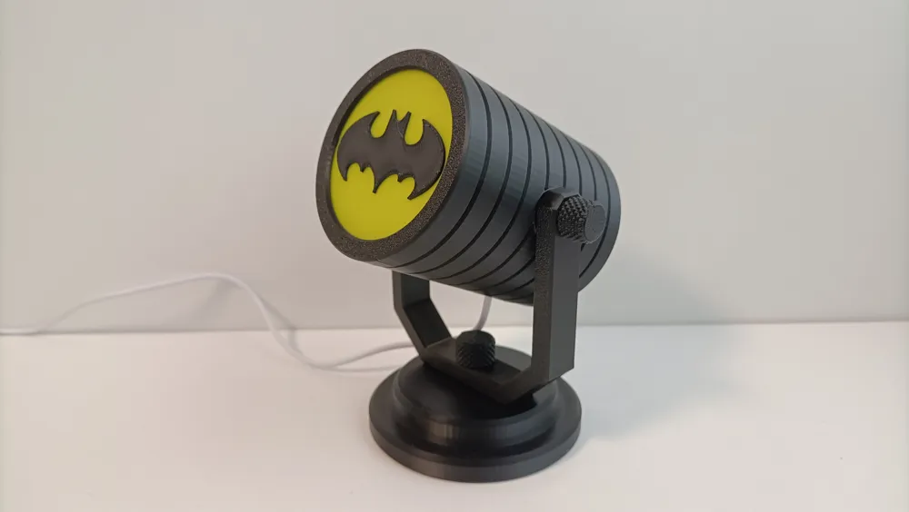 BAT SIGNAL LAMP COMPATIBLE WITH KIT 001 - Free 3D Print Model - MakerWorld