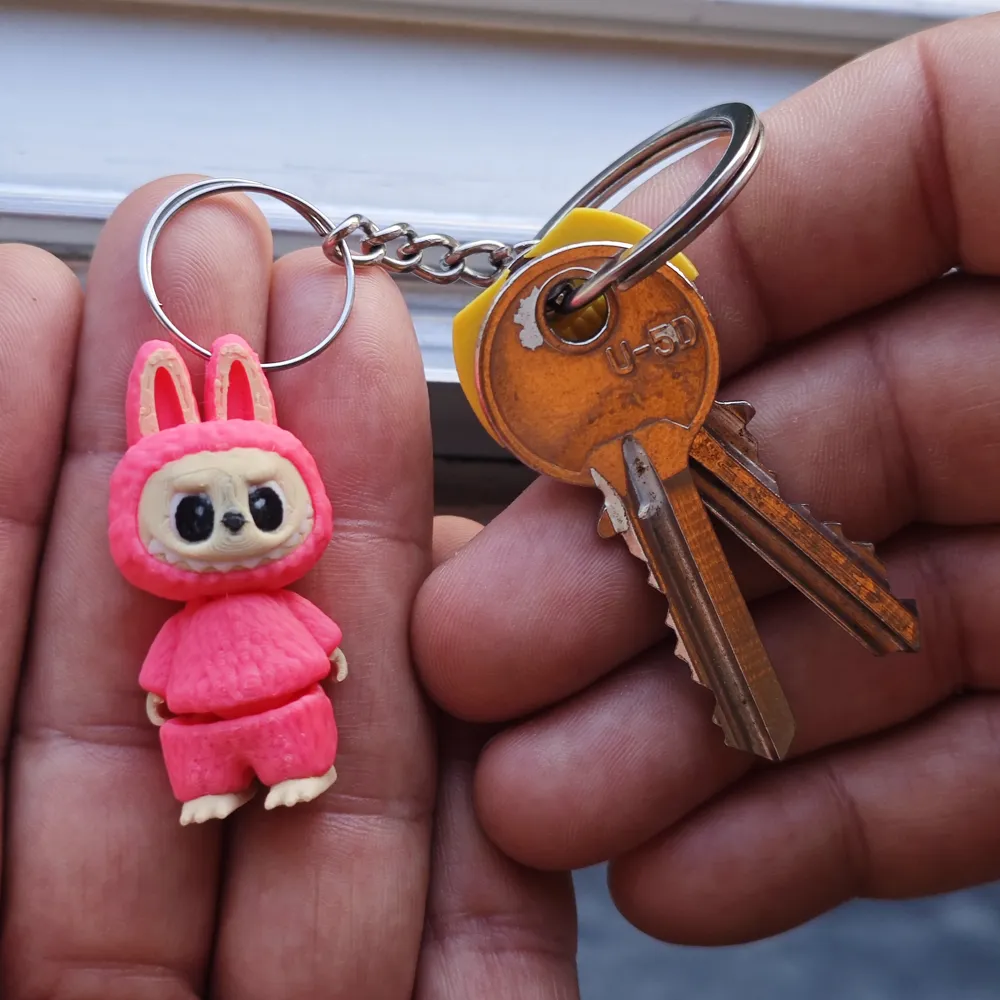 Labubus Mini Flexi Toy - Free 3D Print Model - MakerWorld