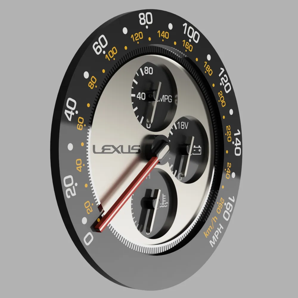 Lexus IS300 Gauge Cluster by Pilatus MakerWorld: Download Free 3D Models