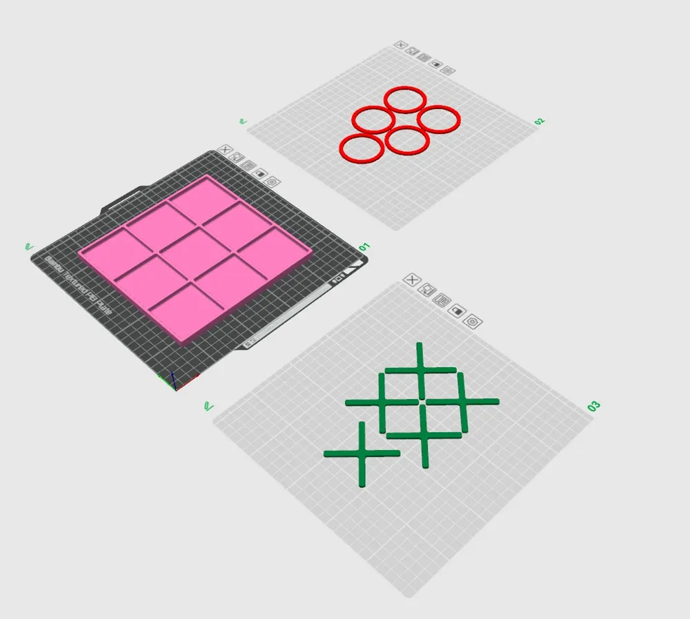 Tris (Tic-tac-toe) by Toniazzi_3D_Lab - MakerWorld