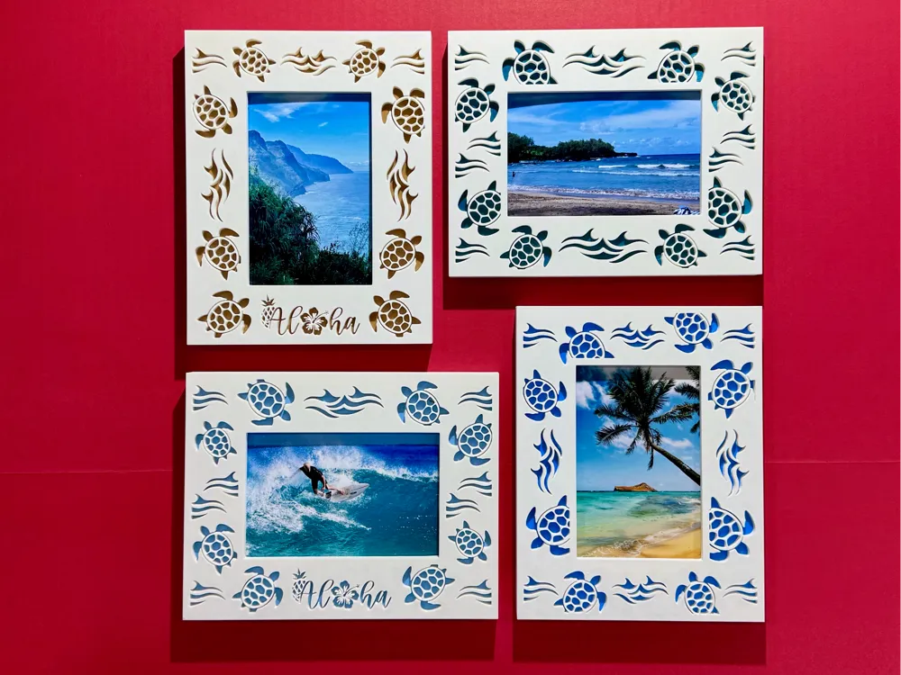 Hawaii Aloha Turtle Frames by Jedi_MickeyMakerWorld: Download Free 3D ...