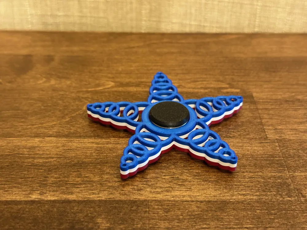 Star Fidget Spinner by FDM Factory MakerWorld: Download Free 3D Models